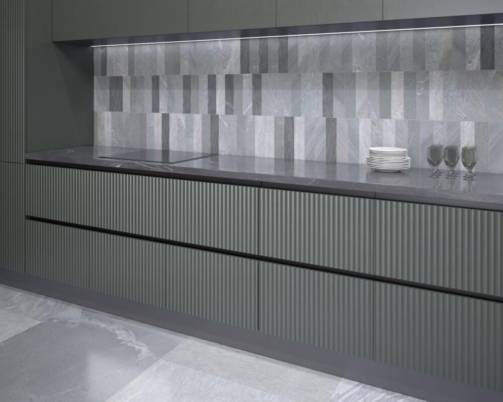 Pietrasanta Dark Grey Stick Flise - Dekoraku